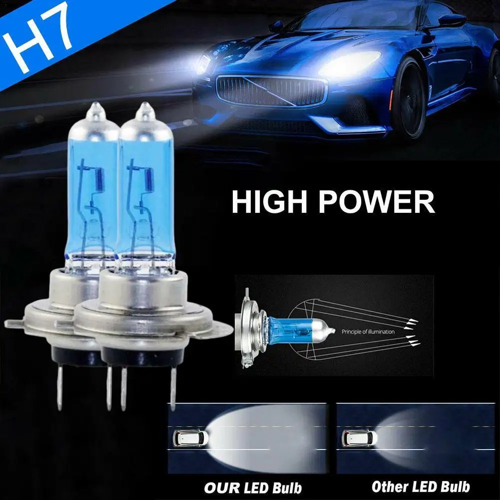 1-2pcs-Lamp-Light-Effect-Hid-12v-Bulb-Car-Lamps-H7-LED-100W-6000K-Xenon ...