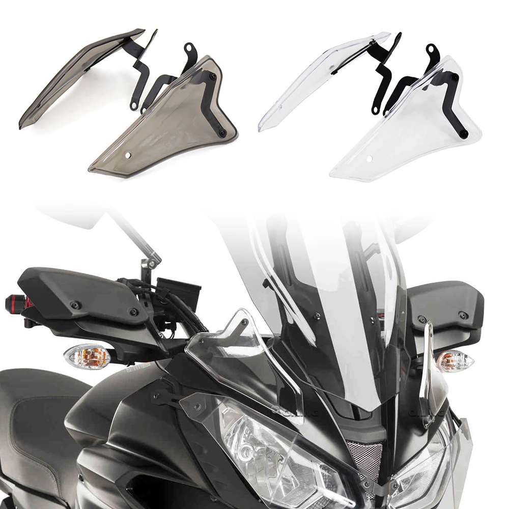 2016-2021-New-Motorcycle-Side-Wind-Deflector-Front-Windshield ...