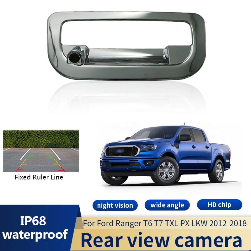 HD-Waterproof-Night-Vision-Trunk-Handle-pickup-Reverse-Camera-Ford ...