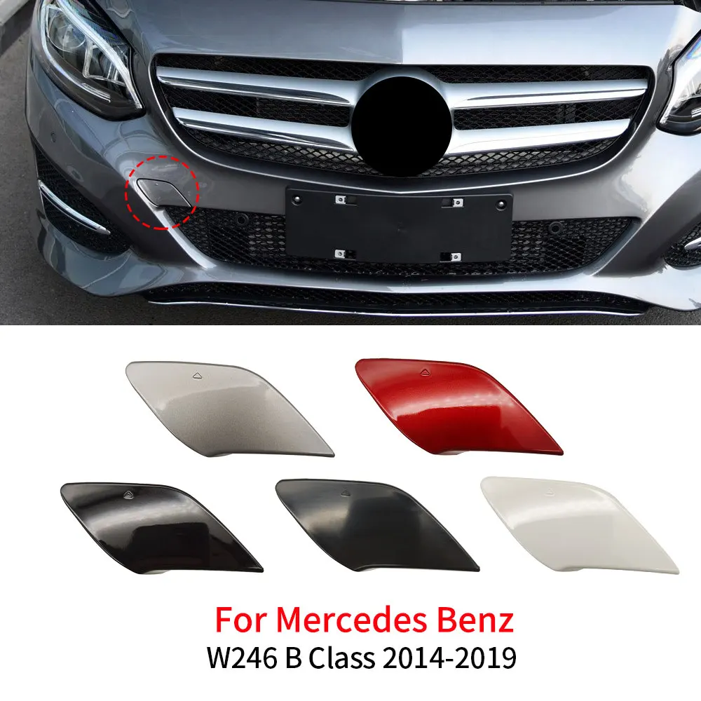 Car Front Car Bumper Tow Hook Cover Cap Replacement For Mercedes Benz ...