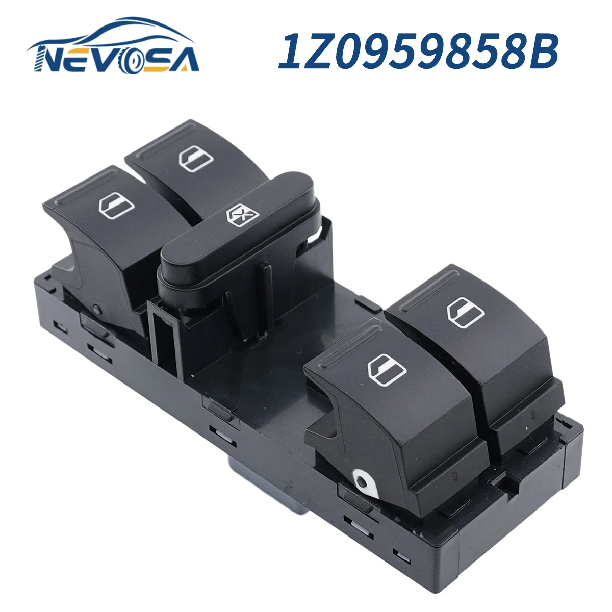 NEVOSA-1Z0959858B-Car-Window-Control-Switch-For-2006-2012-Volkswagen-VW-Skoda-Octavia-II-Superb ...