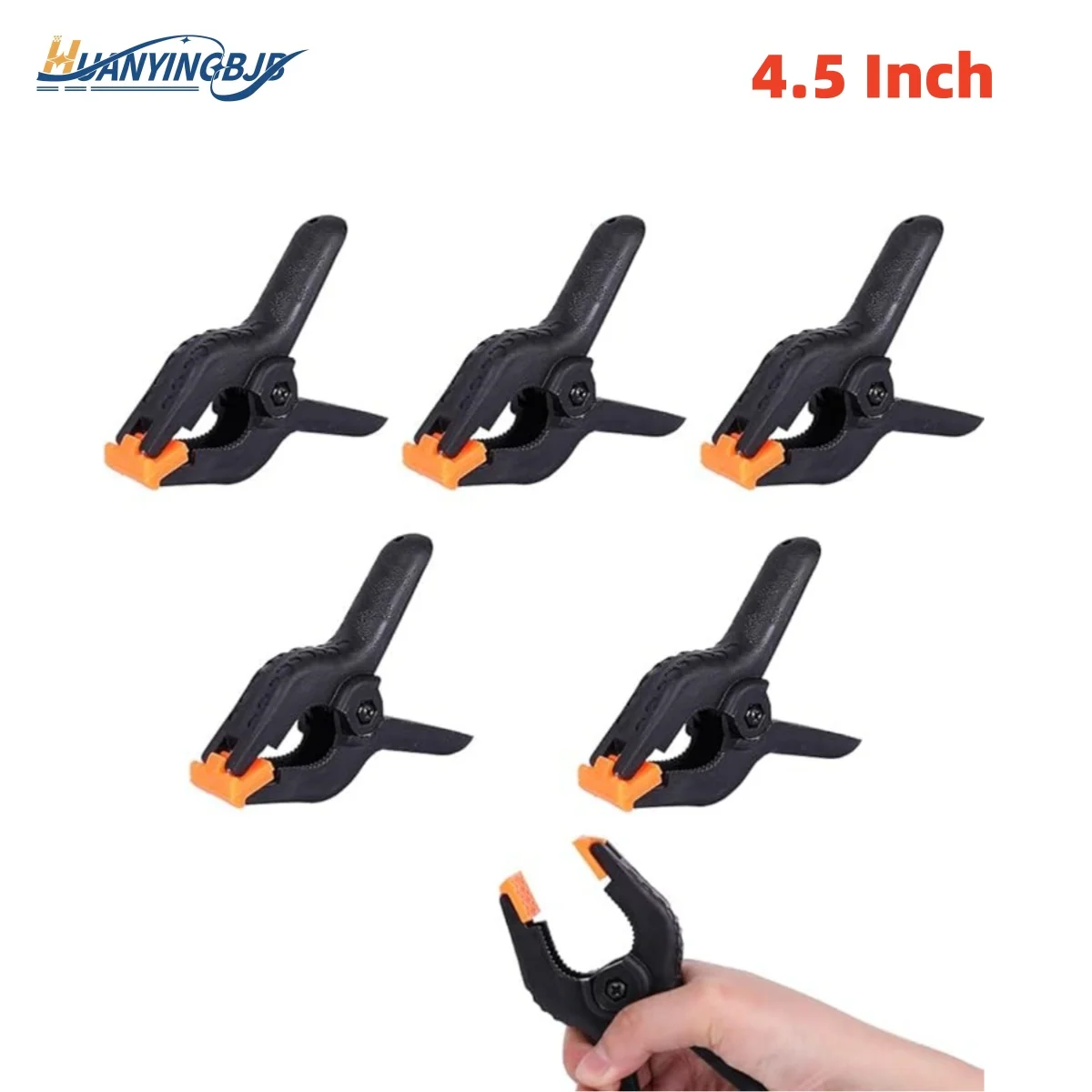 6Pcs-Backdrop-Stand-Clips-Black-Photography-Spring-Clips-Portable ...