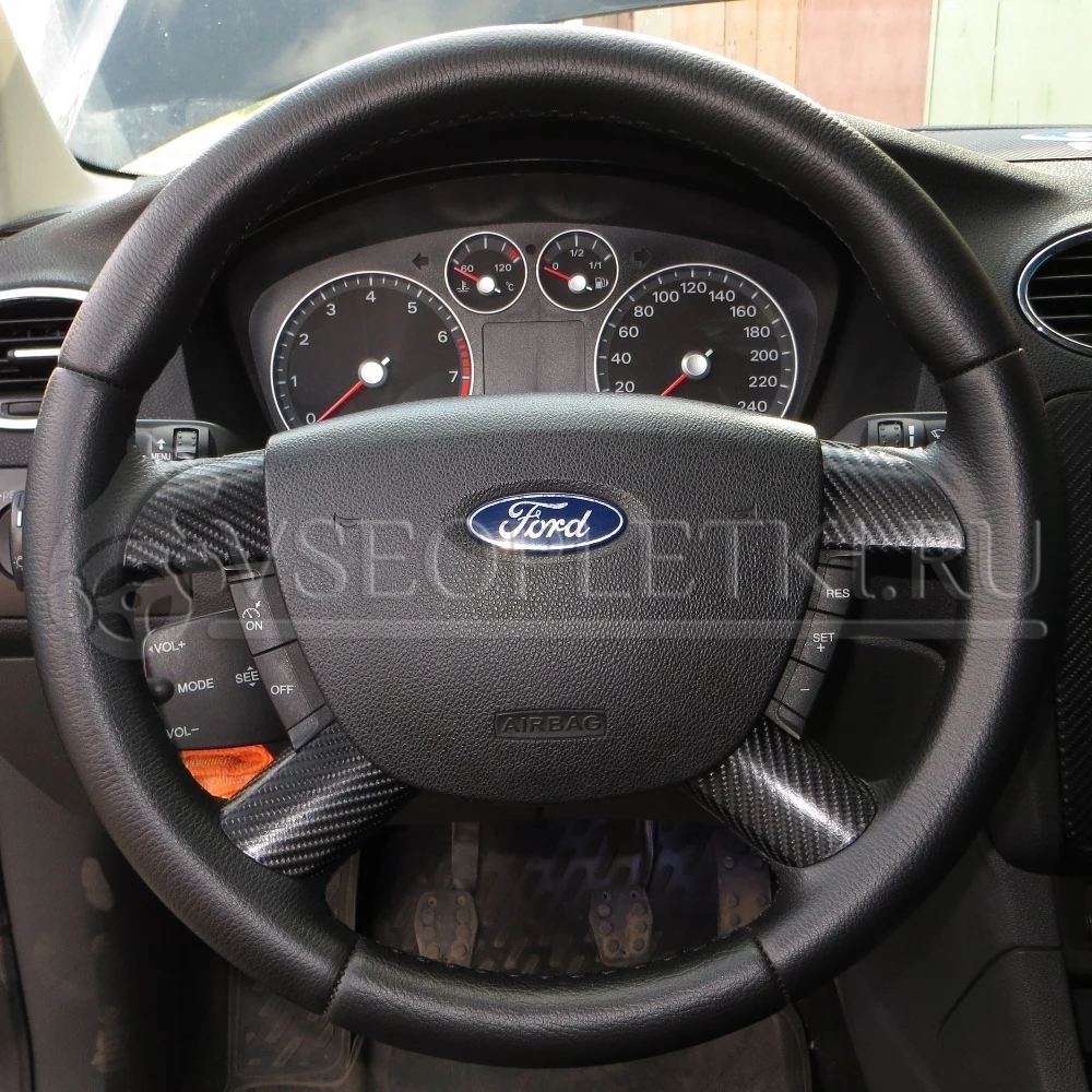 Оплетка На Руль "ford Focus 2" (форд Фокус 2) Для Кожаного Руля ...