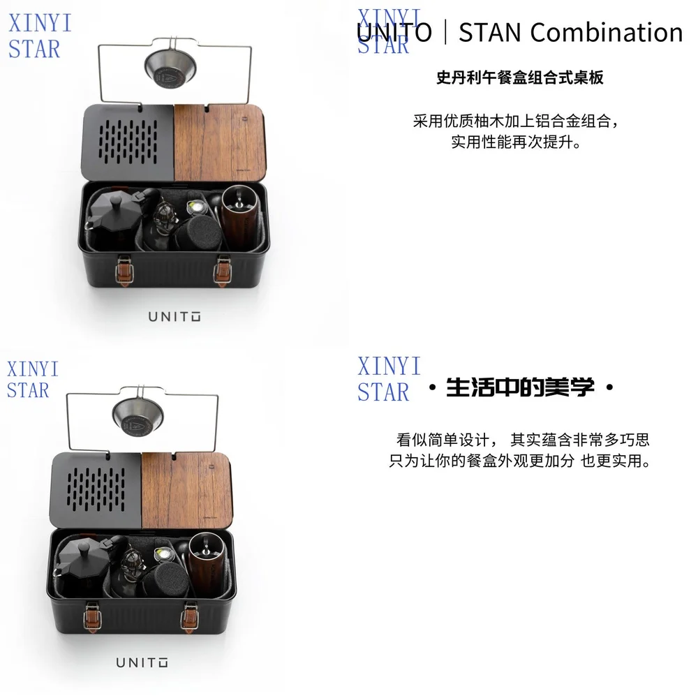 UNITO STAN Modular Desk Panel for Stanley Lunch Box Outdoor Camping ...