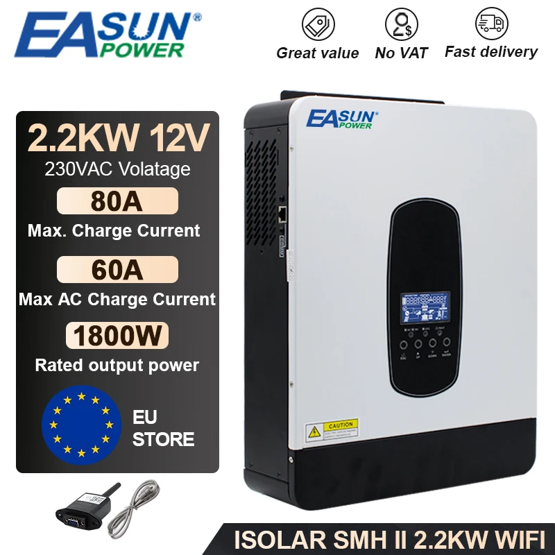 EASUN-POWER-Solar-Inverter-2-2KW-12V-Off-Grid-Inverter-1800VA-Built-in ...