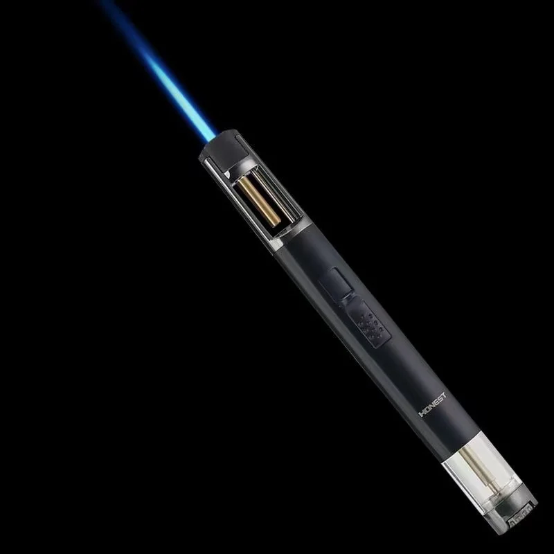 HONEST Airbrush Torch Turbo Windproof Cigar Lighter Unusual Metal Jet ...