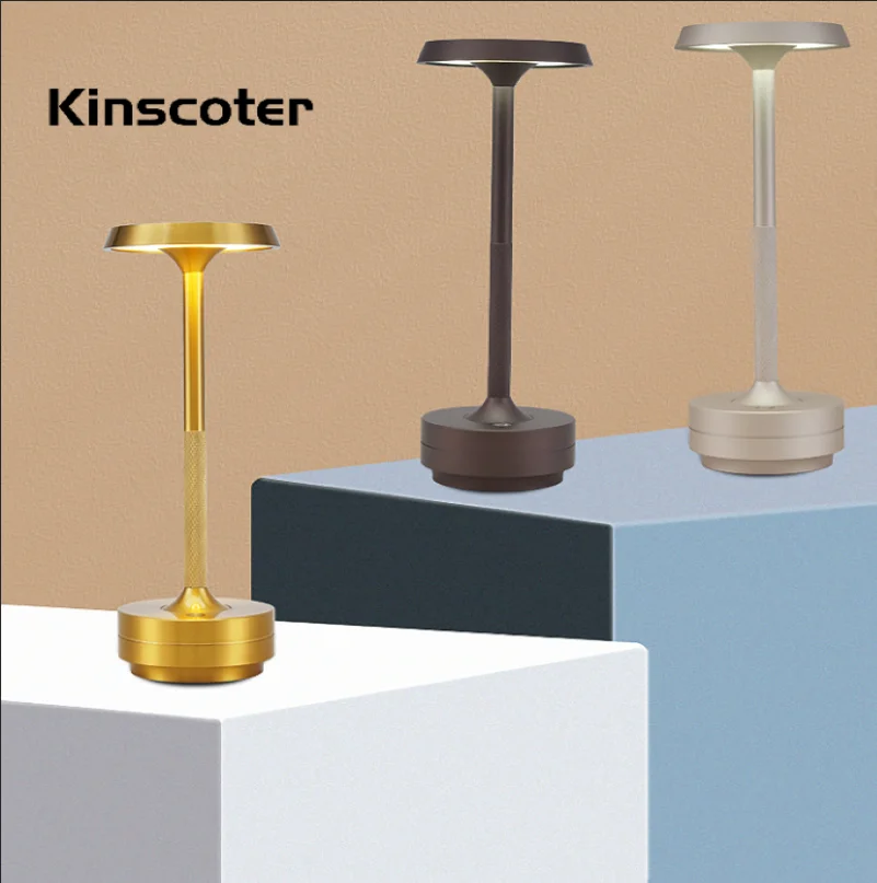 Led Lamp Rechargeable Touch Bed Side Night Lights Coffee Table Edroom ...