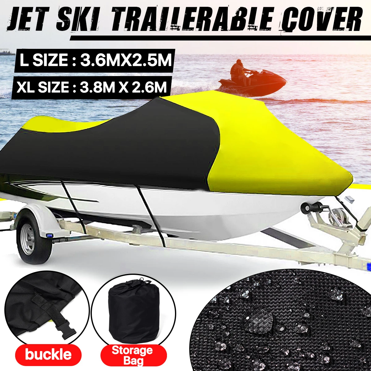 L-XL-Dustproof-Sunscreen-600D-Jet-Ski-Trailerable-Cover-Protector ...