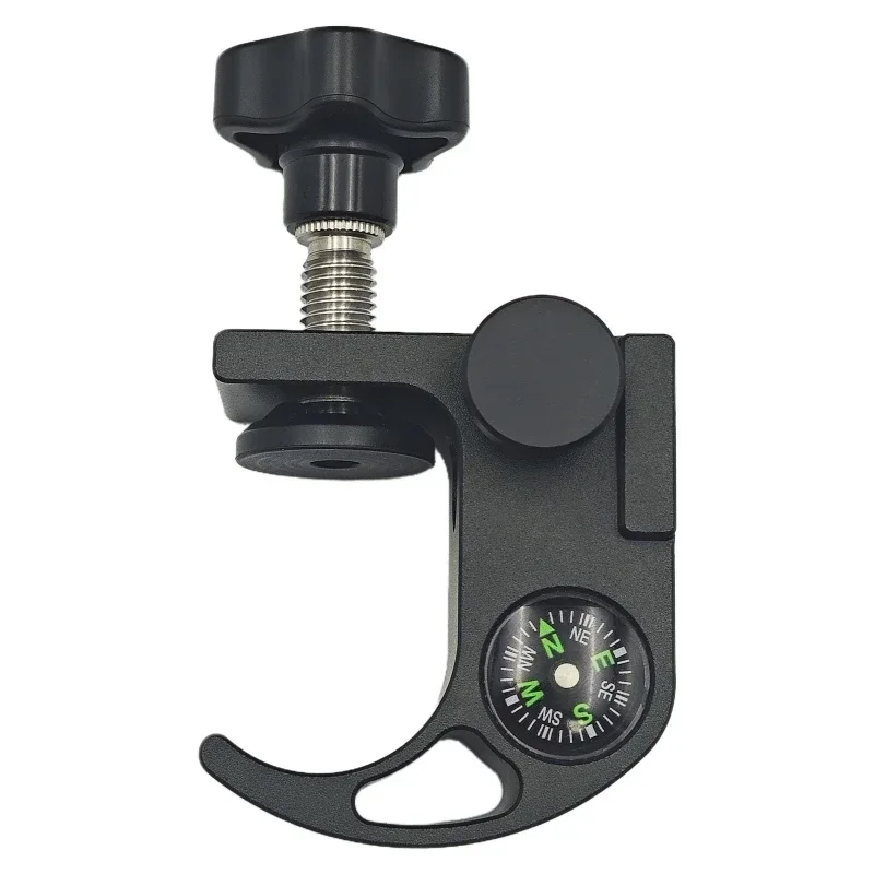 Universal GNSS GPS Pole Clamp With Compass Replace Size 25mm - 40mm Pole Holder Mount ...
