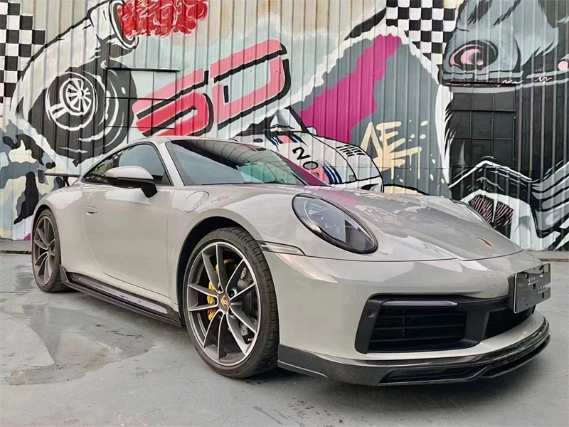 For Porsche 911 992 2019 2020 2021 2022 2023 Real Carbon Fiber Front ...