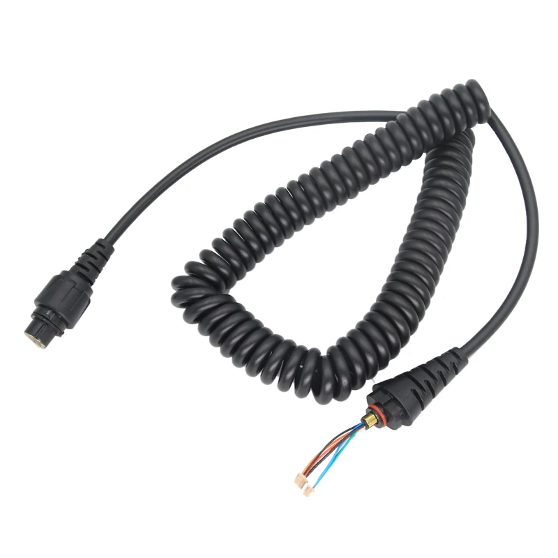 For Hytera SM25A1 Remote Speaker Microphone 10-Pin Spring Cable ...