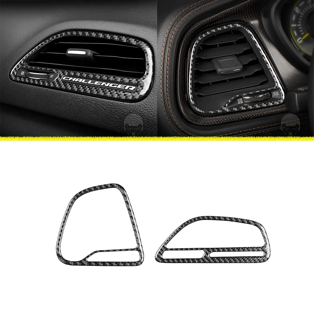 Dashboard-Air-Vent-Outlet-Stickers-Decoration-Trim-Cover-for-Dodge ...