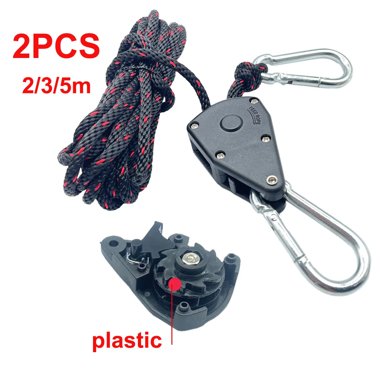 4mm-Camping-Tent-Tie-Down-Rope-Tightener-Fastening-Pulley-Ratchet ...