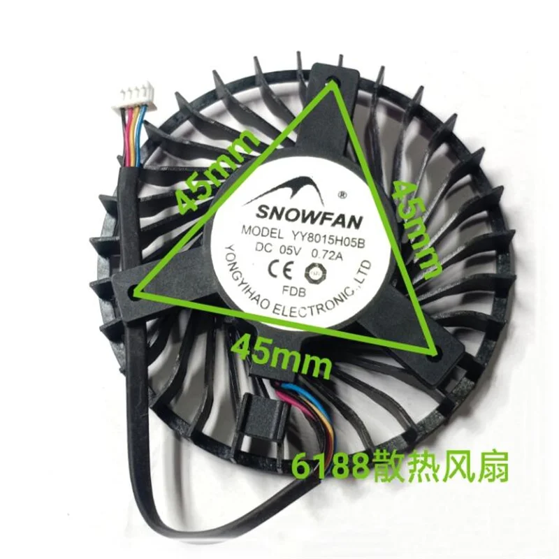 Wholesale fan: SNOWFAN YY8015H05B equilateral hole spacing 45MM 0.72A ...