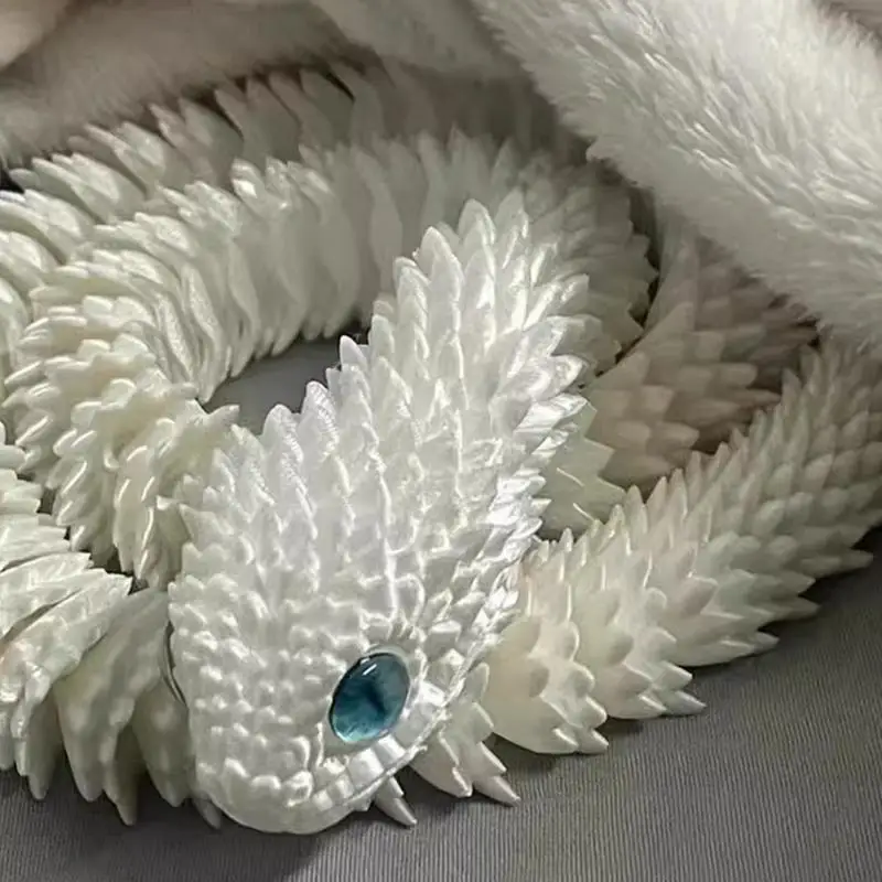 3D Printed Snake action Figures Rotatable Articulated Snake 2025 ...