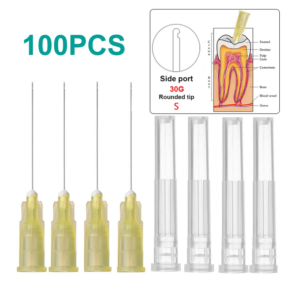 100Pcs-Bag-Dental-Endo-Irrigation-Needle-Tip-Dental-Root-Canal-Lateral ...