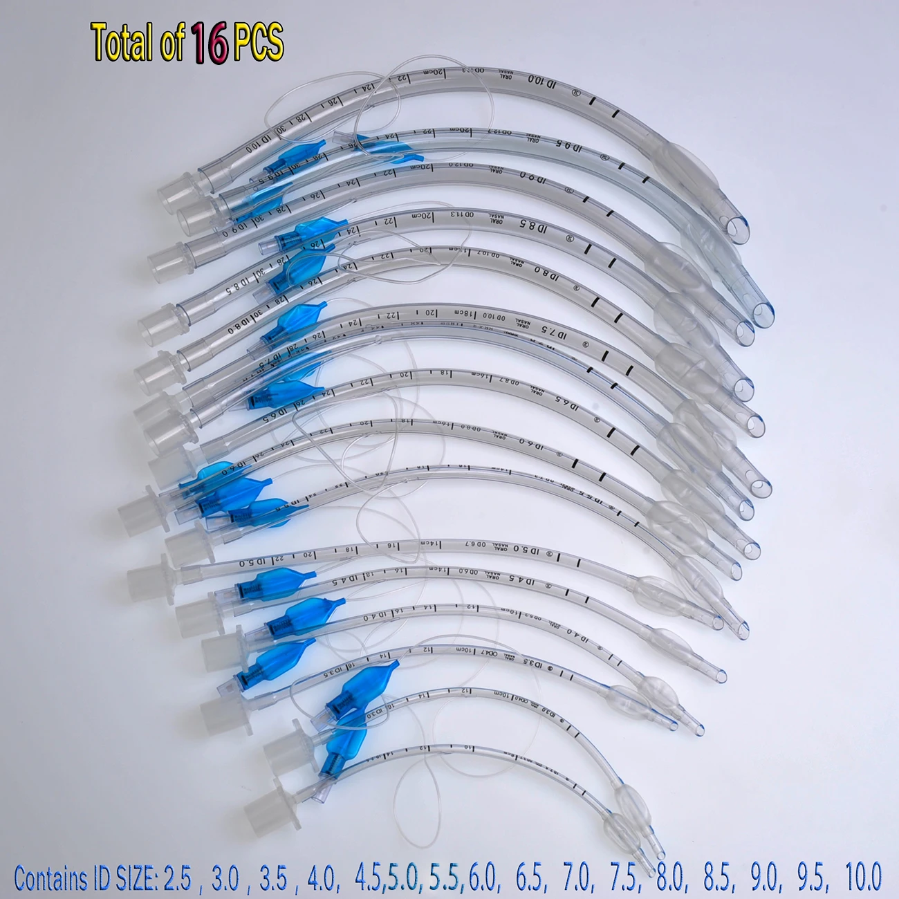 Generic Endotracheal Animal Et Tubel With Cuff A Complete Set ...