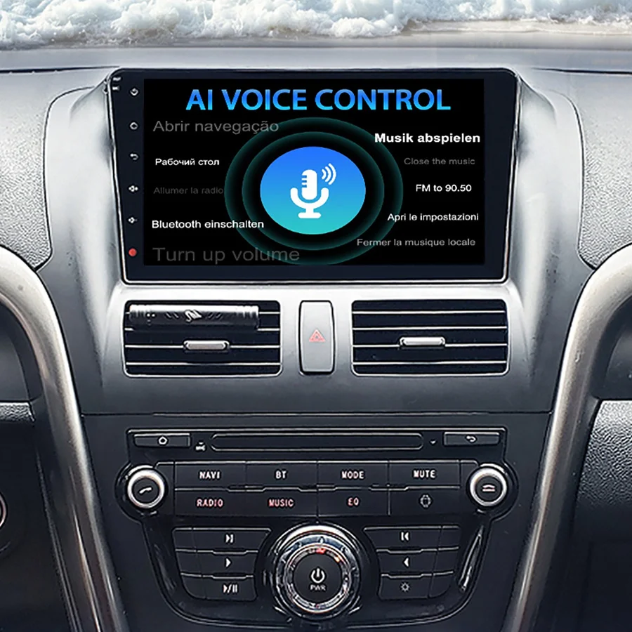 Radio con GPS para coche, reproductor Multimedia con Android, Control ...