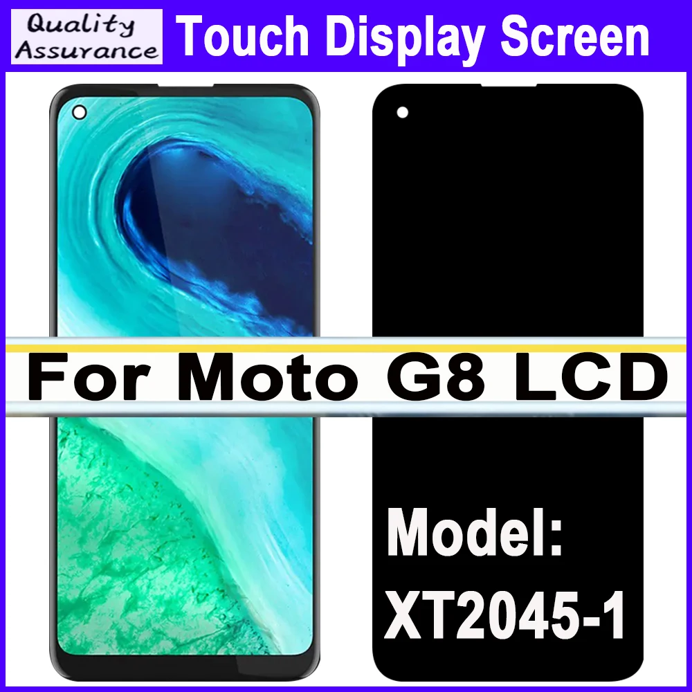 High Quality 6.4" IPS LCD For Motorola Moto G8 LCD Display Touch Screen ...