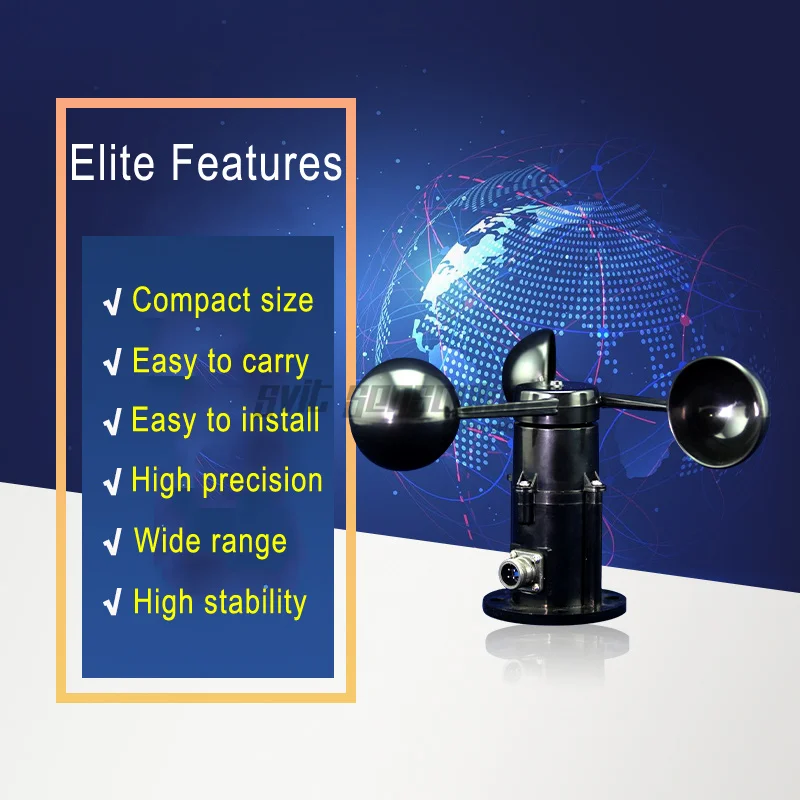 Wind Meter China Best 3-Cup Type Wind Speed Sensor And Anemometer ...