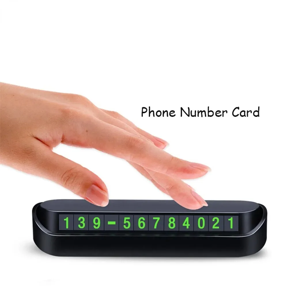 Car-Phone-Number-Card-Temporary-Parking-Card-Plate-Telephone-Number-Car ...
