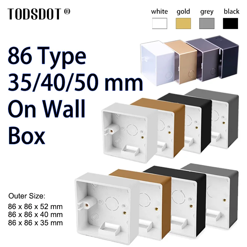 Switch-Socket-Box-4-Color-86-Type-35-40-50-mm-Premium-Wall-Surface ...