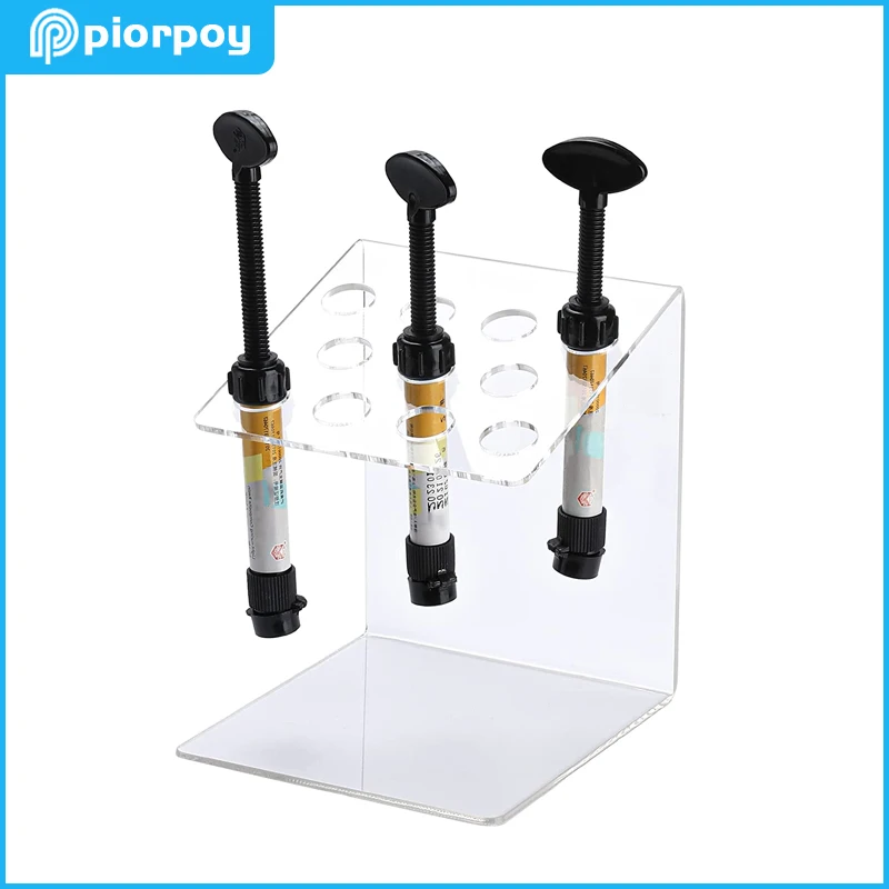 11 Holes Dental Composite Resin Holder Arcylic Dentistry Bonding Kits ...