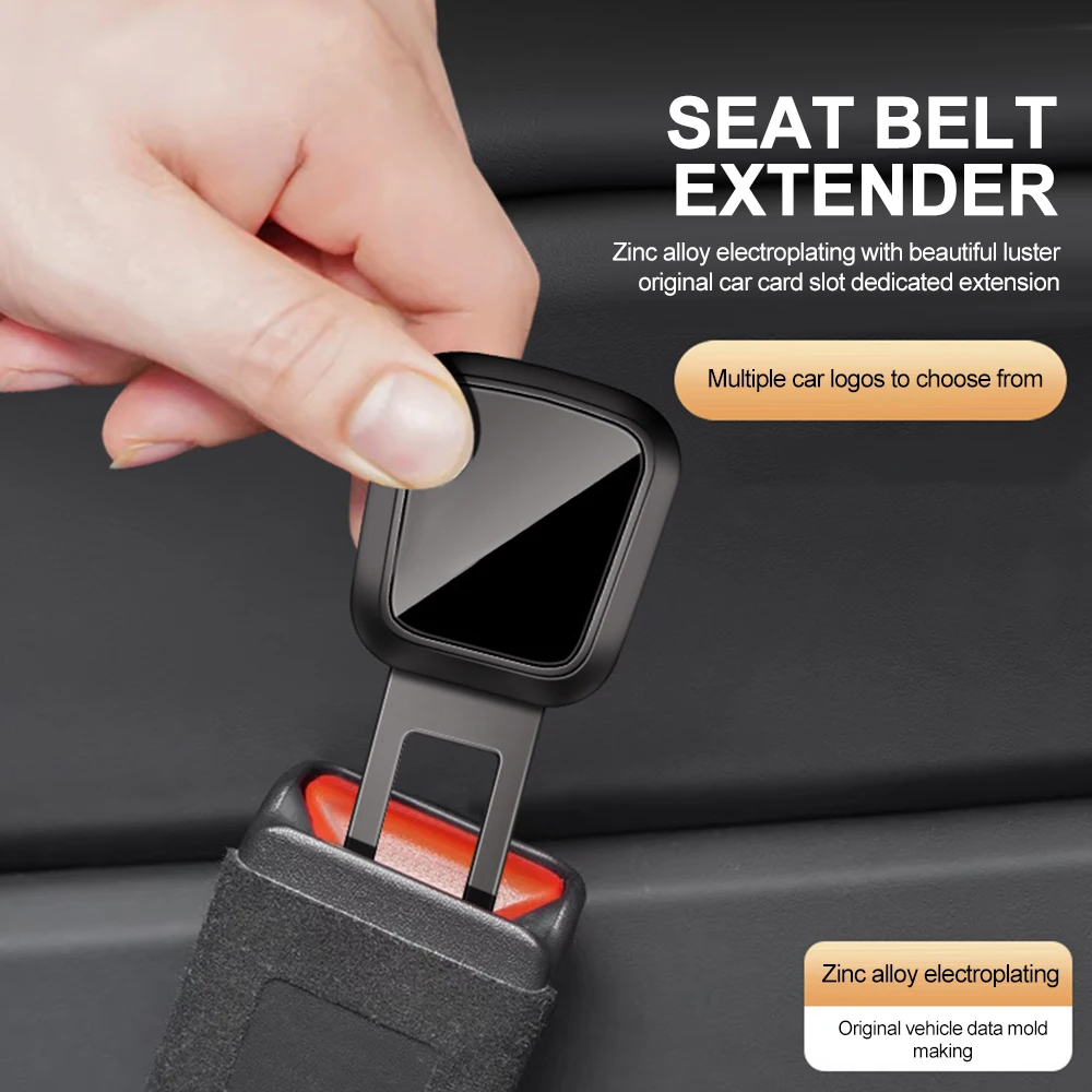 Car-Seat-Belt-Clip-Extender-Safety-Seatbelt-Lock-Buckle-Plug-Thick ...