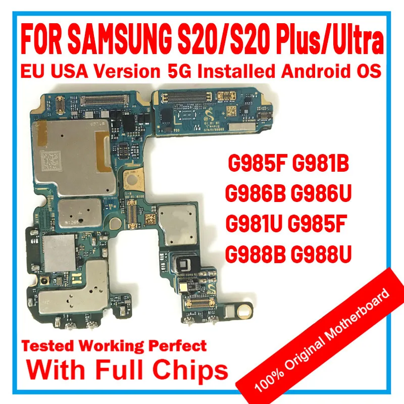 Placa-m-e-para-Samsung-Galaxy-S20-Ultra-Placa-de-l-gica-original-G980F ...