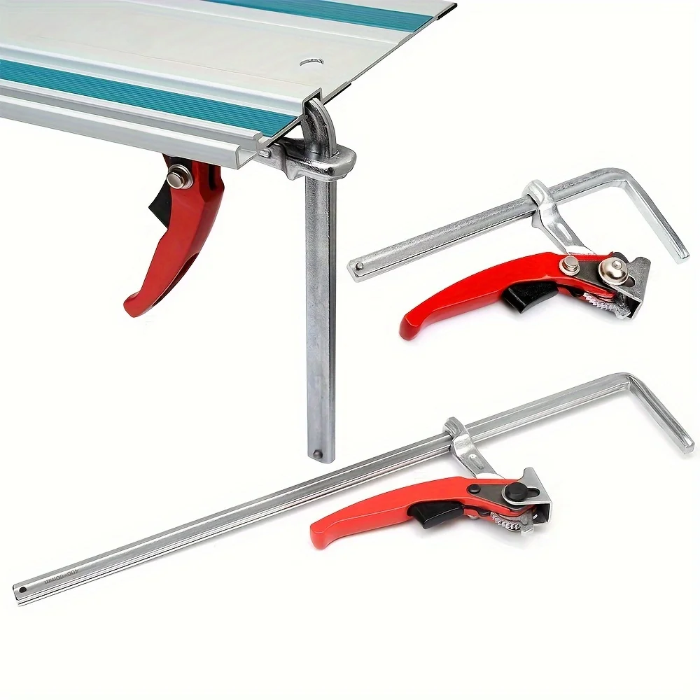 1Pc Ratchet Table Clamp Quick Release Bar Clamp Steel Clamping F Track ...