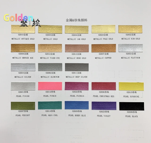 Delta Acrylic Paint Color Chart