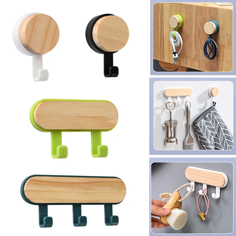 Self-Adhesive-Door-Wall-Hanger-Hooks-Bag-Key-Holder-Wall-Hooks-for ...