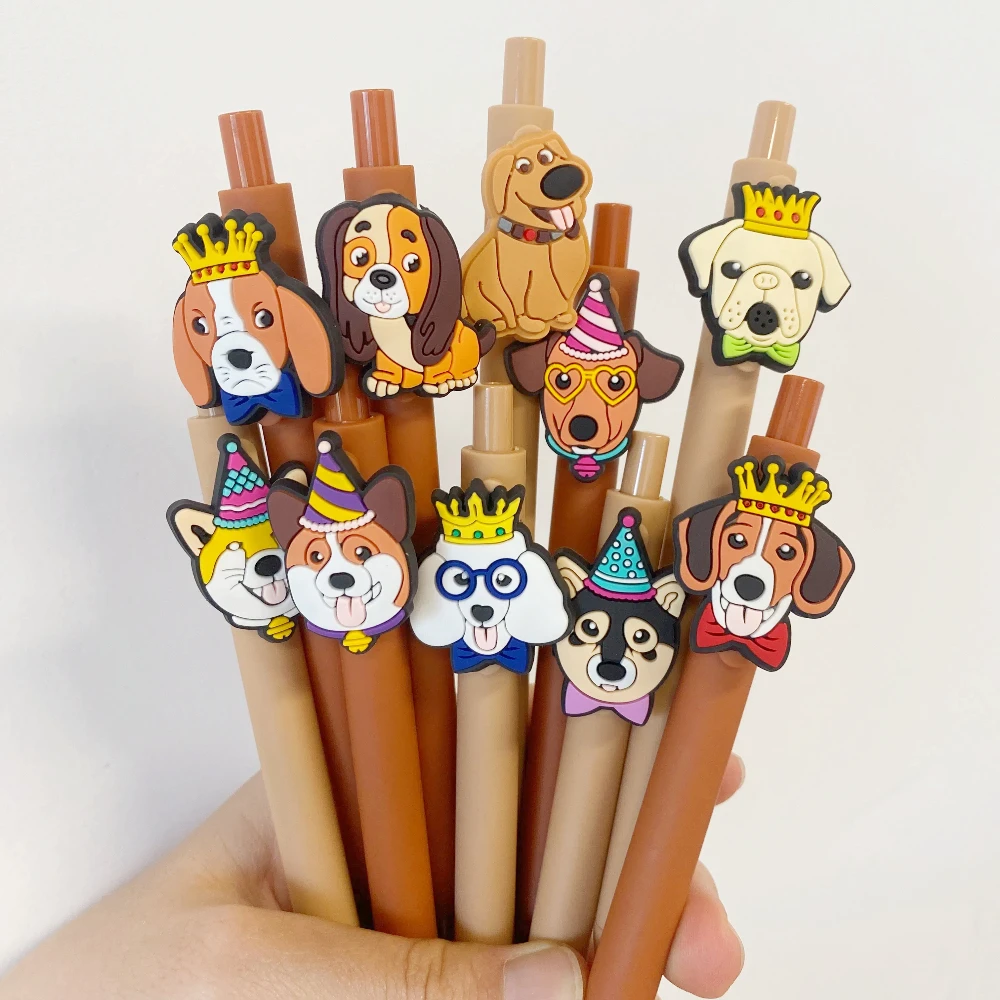 10Pcs Dog Pens Veterinary Gel Pen Set Cute Dog Lover Writing Pens for ...