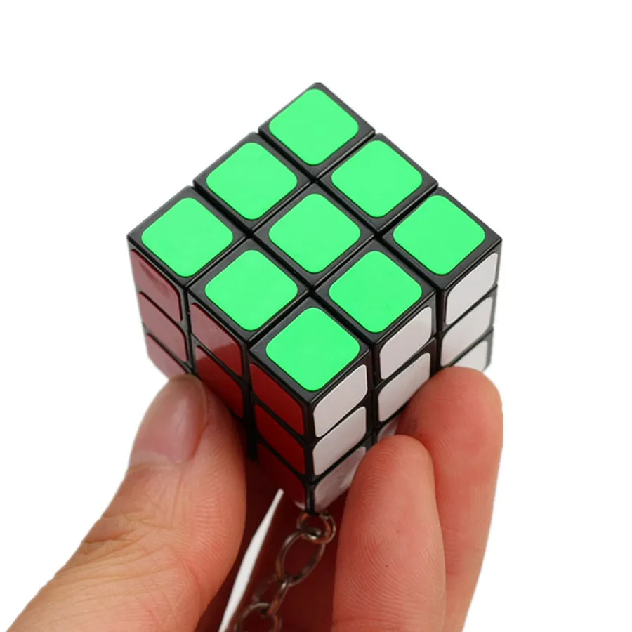 Magic Cubes Keychain 3x3x3 3CM Magic Cubes Gift Magic Cube Pendant ...