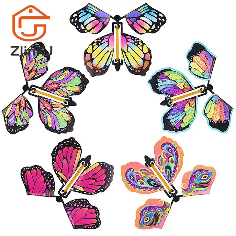 10PCS-Magic-Wind-Up-Flying-Butterfly-Surprise-Box-in-The-Book-Rubber ...