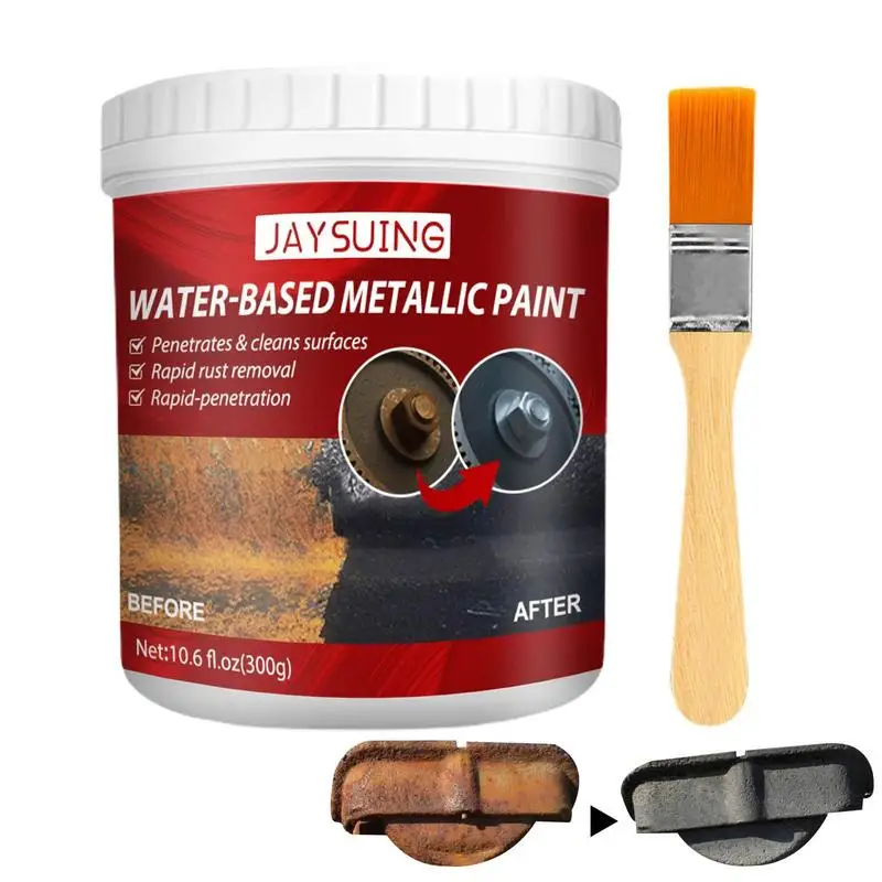 Rust-Remover-For-Metal-300g-Rust-Converter-Water-Based-Metallic-Paint ...