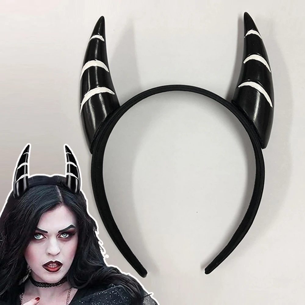 Devil-Horn-Headpiece-Cosplay-Anime-Millie-Girls-Gothic-Animal-Horn ...