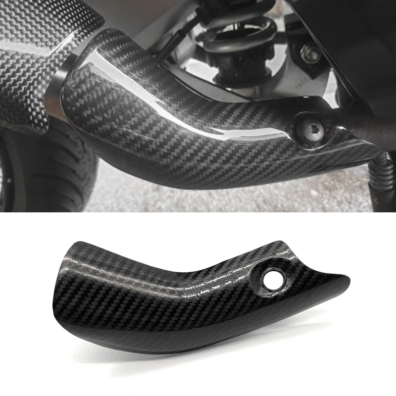 Motorcycle-Exhaust-System-Middle-Carbon-Fiber-Connection-Pipe-Heat ...