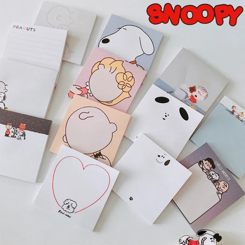 50-Sheets-Snoopy-Sticky-Notes-Cartoon-Bookmark-Marker-Memo-Sticker ...