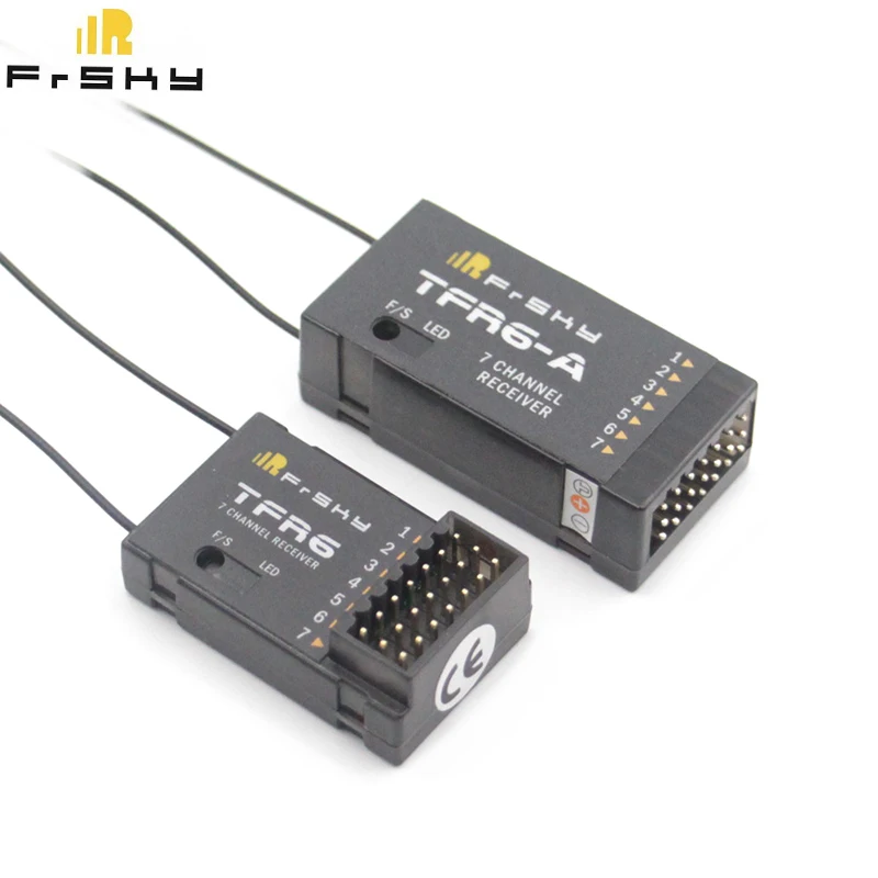 Original frsky tfr6a TFR6 A 2.4ghz 7 channale receptor fasst compatível ...