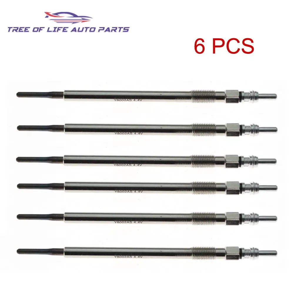 6x 4.4V Glow Plugs For Jeep Grand Cherokee Chrysler 300C 3.0 CRD ...