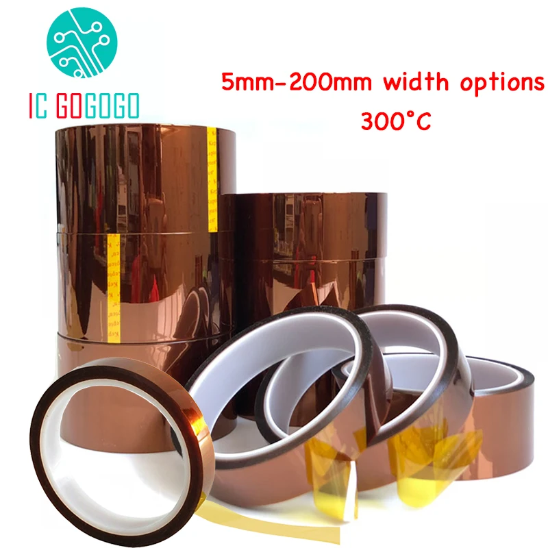 Kapton-Tape-5mm-200mm-High-Temperature-Heat-Resistant-Polyimide-3D ...
