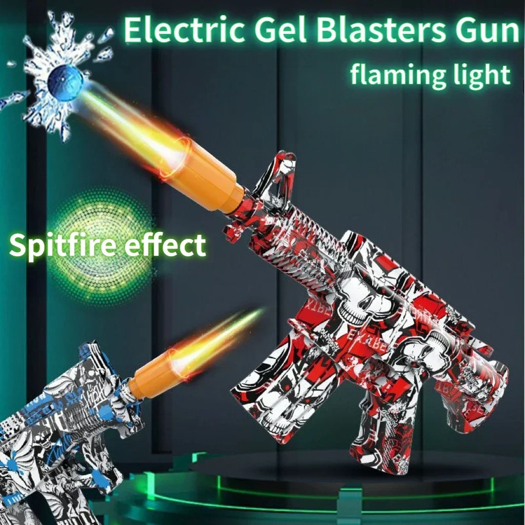 2024-New-Electric-Gel-Water-Ball-Toy-Gun-AK47-Flaming-Light-Gun-for ...