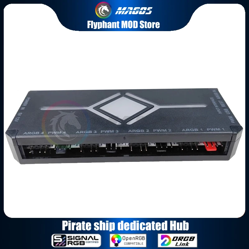 Controlador assíncrono DRGB de computador, HUB LED para software ...