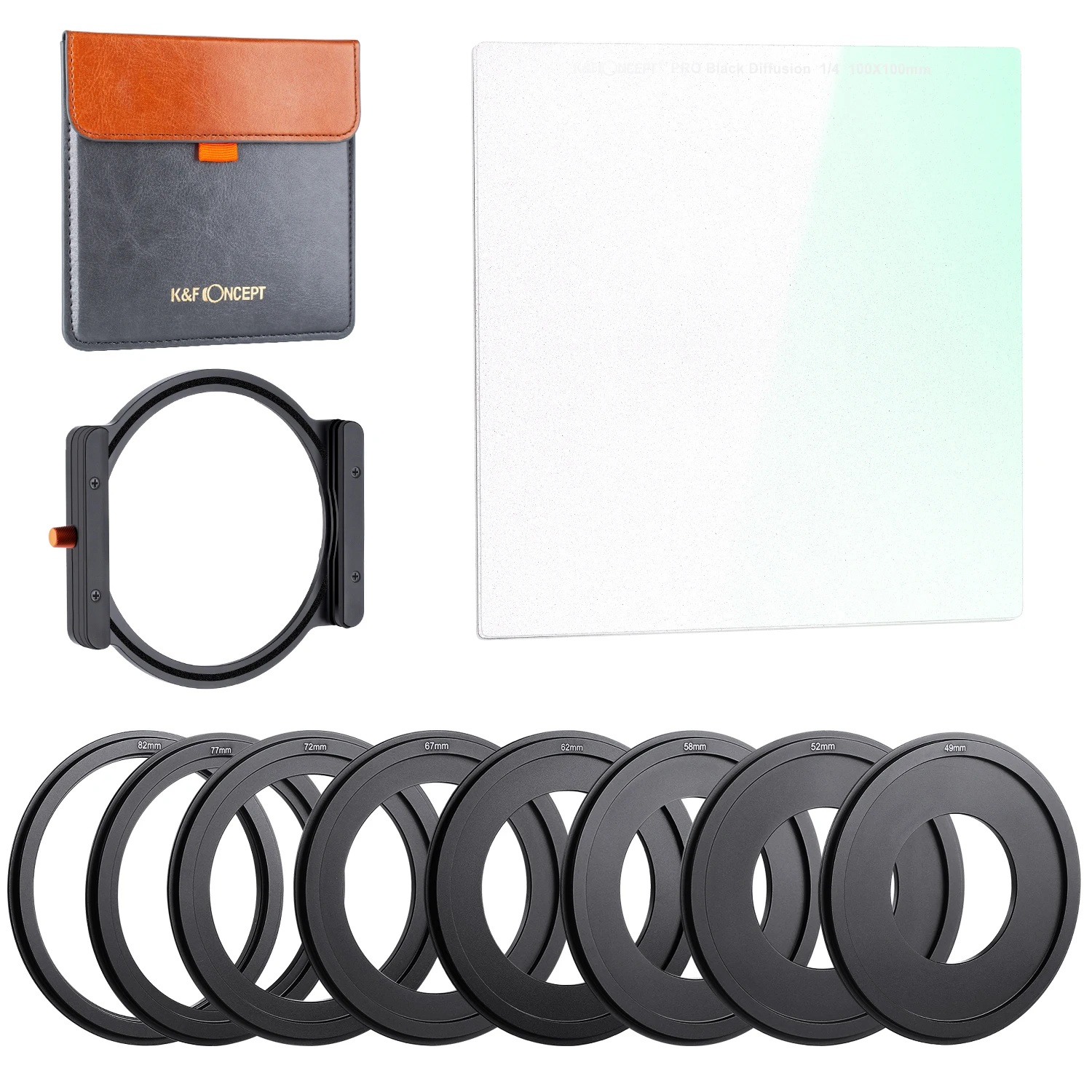 K-F-Concept-100x100mm-Square-Black-Diffusion-Mist-1-4-Filter-Kit-with ...