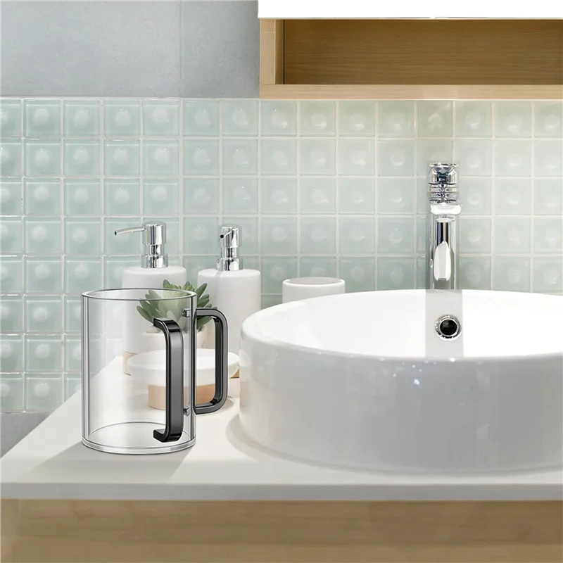 ABUN-2X Hand Washing Cup With Dual Handles Acrylic Washing Cup For ...