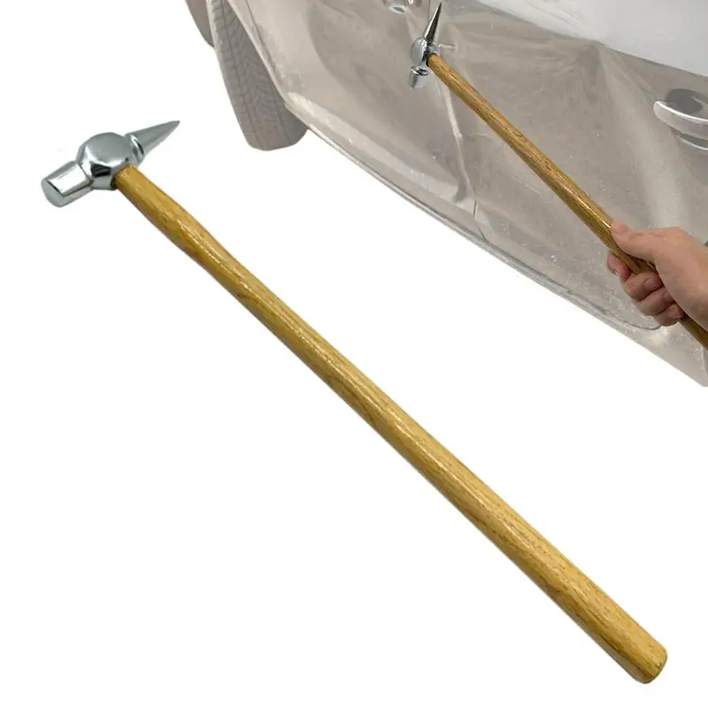 Dent-Hammer-Autobody-Hammer-with-Wooden-Handle-Dent-Removal-Tool-Body ...