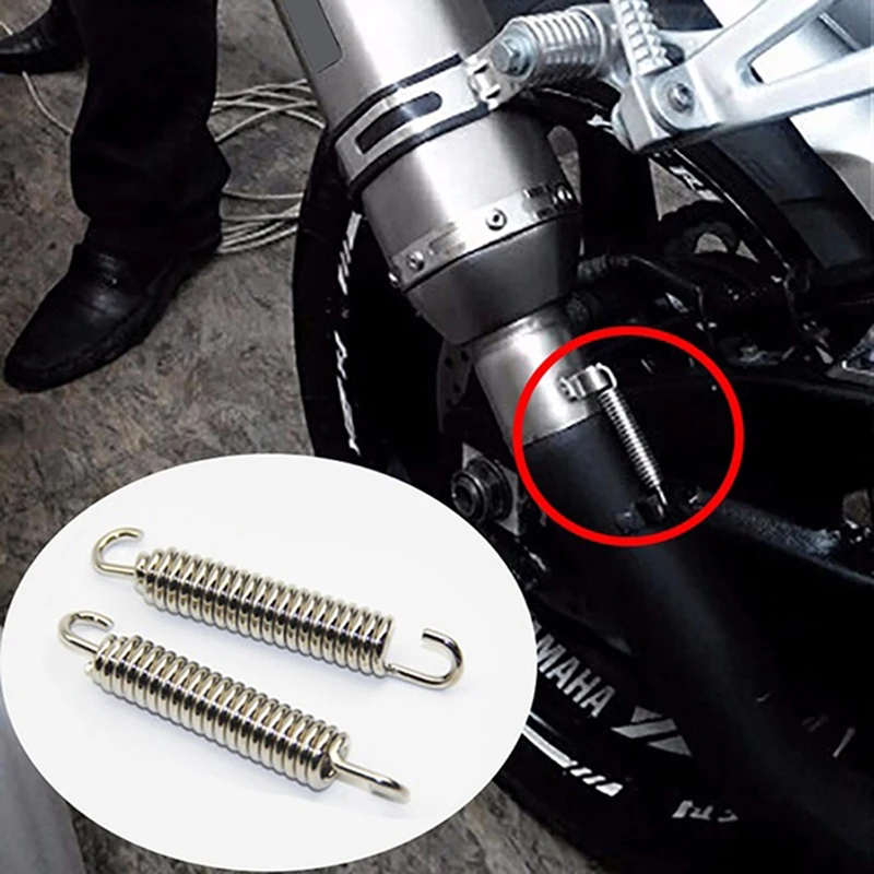 2PCS-68mm-Universal-Motorcycle-Exhaust-Muffler-Mounting-Spring-Link ...