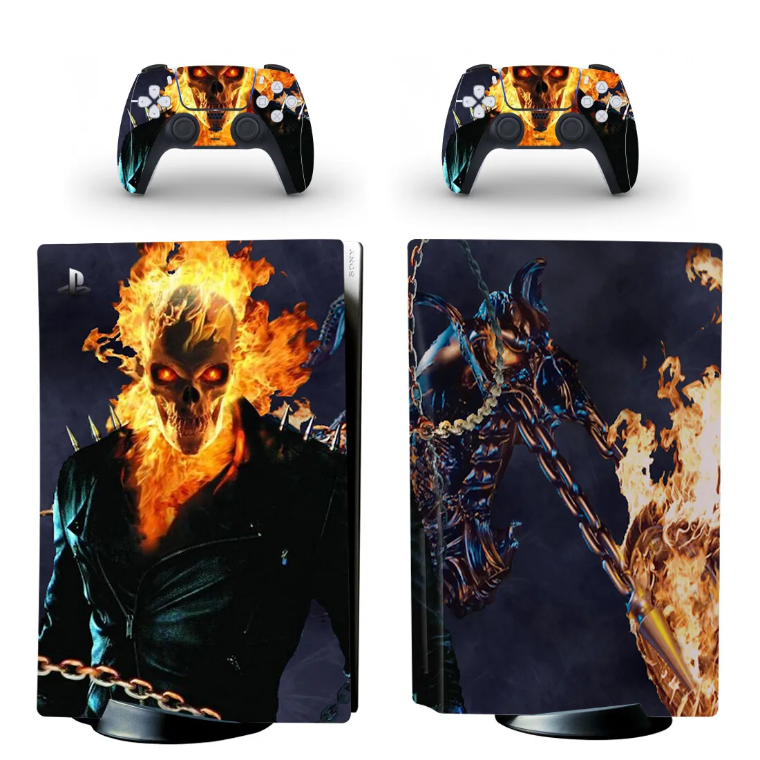 Ghost-Rider-PS5-Standard-Disc-Skin-Sticker-Decal-Cover-for-PlayStation ...