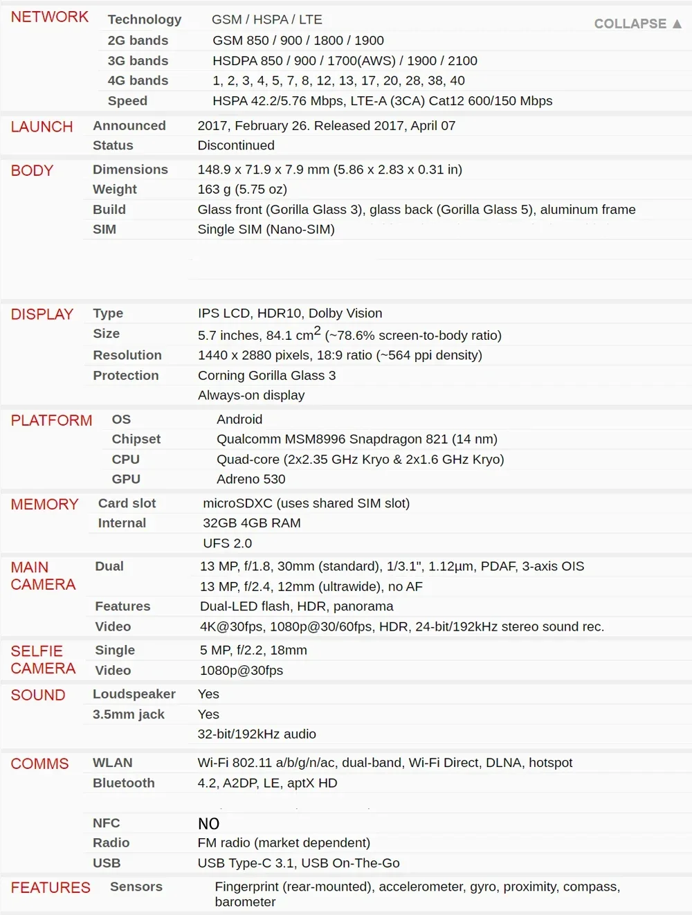 Смартфон LG G6, 4/32ГБ, global, Б/у | AliExpress